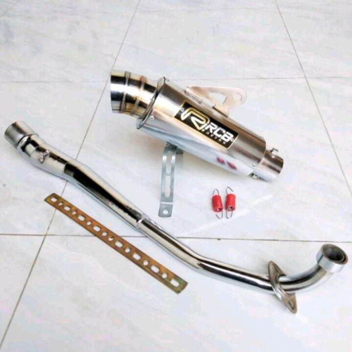 Knalpot Racing RCB untuk Supra x 110 / Shogun / Smash / Revo dll ...
