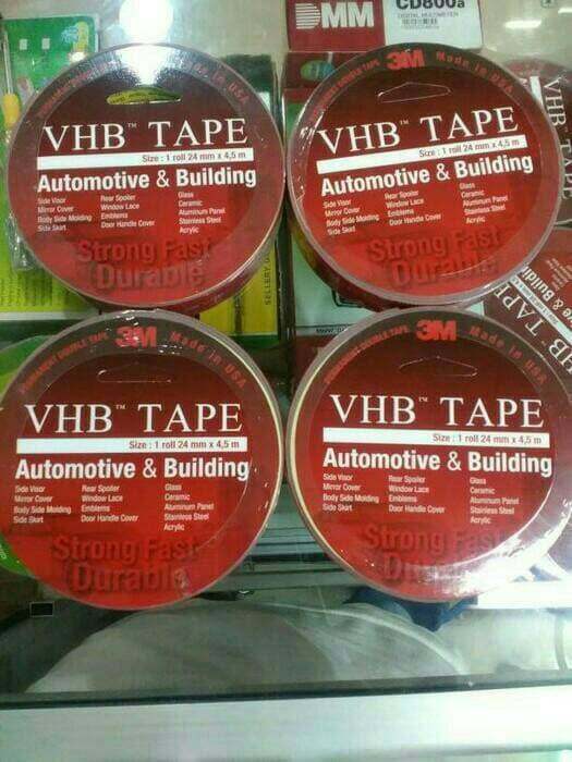 DOUBLE TAPE 3M VHB 24 MM / VHB TAPE 3M 24 MM / VHB 3M LEBAR | Lazada Indonesia