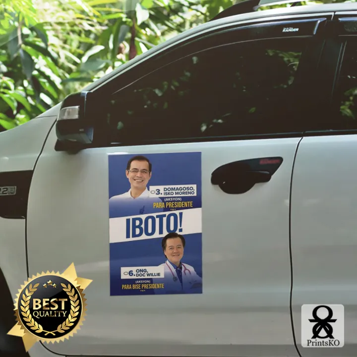High Quality Magnetic Sticker with Isko Doc Willie 2022 Isko Moreno ...