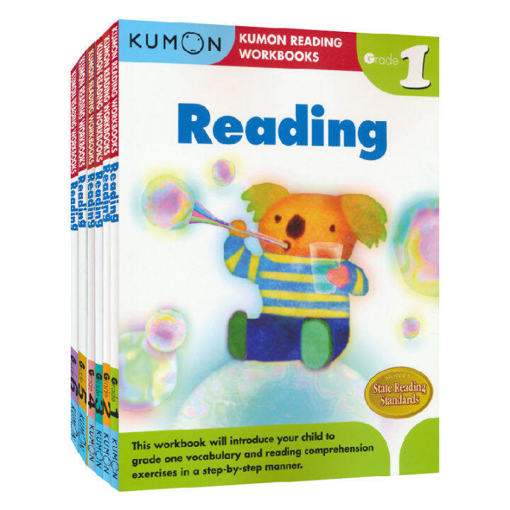 Kumon Reading Workbooks G1 G6 Official Education English Original