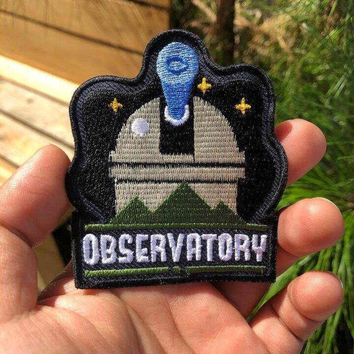 PATCH ON ! EMBLEM BORDIR PREMIUM OBSERVATORY EXPLORER | Lazada Indonesia