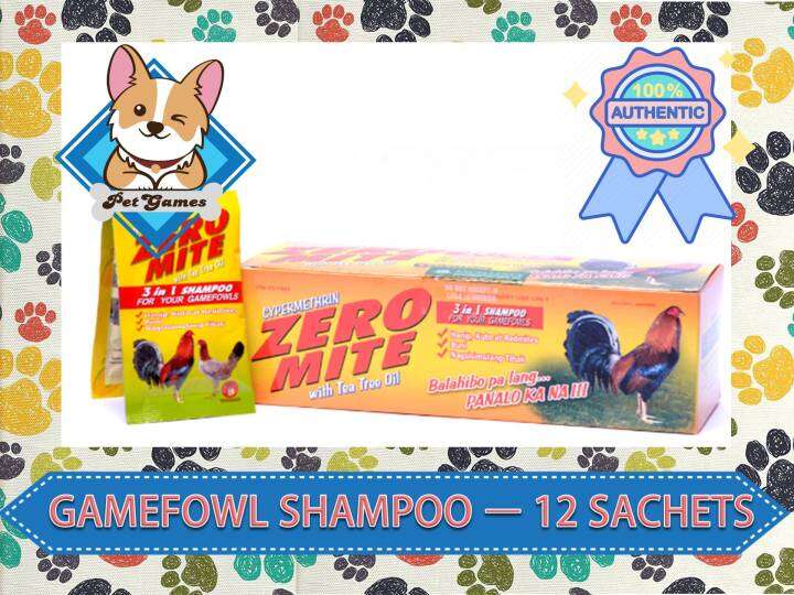 Zeromite Gamefowl Shampoo - 12 Sachets | Lazada PH