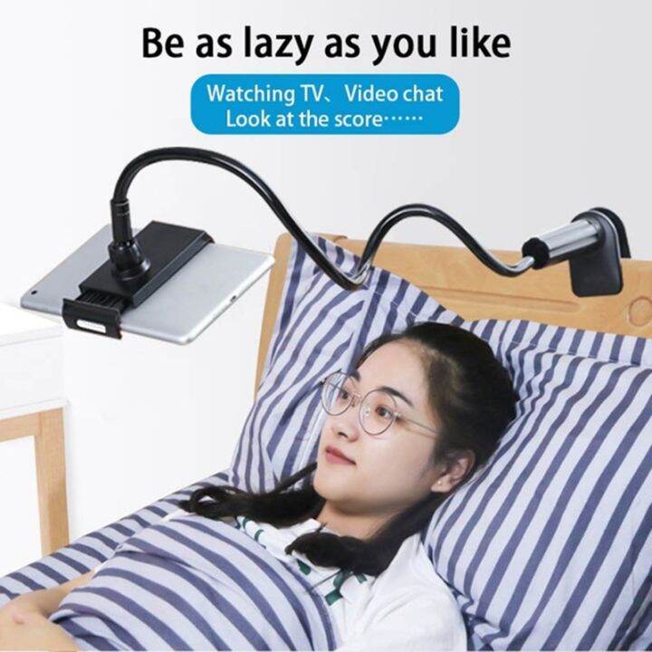360 Rotating Flexible Long Arms Mobile Phone Holder Desktop Bed Lazy ...
