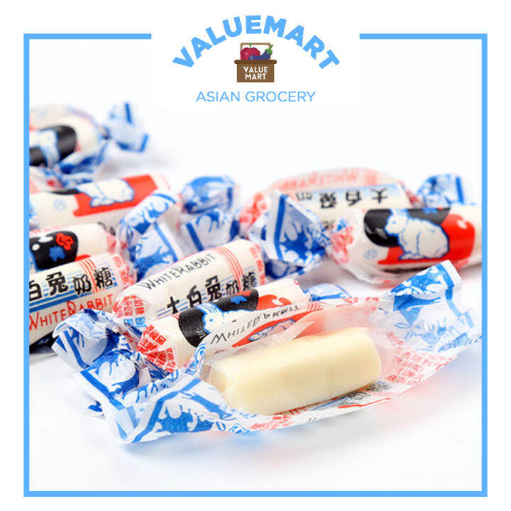 Original White Rabbit (with edible rice paper wrapper) Creamy Chewy ...