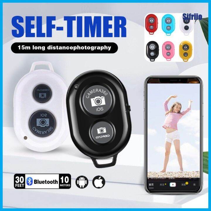 Bluetooth Self Timer Shutter Release Button For Selfie Accessory Camera