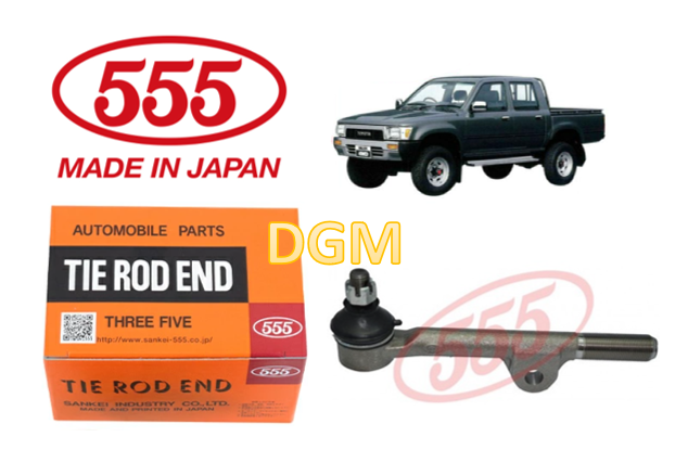 (2pc) Original 555 (Made in Japan) Tie Rod End Set SE-2572 (Long) for Toyota Hilux LN65 LN106 ...