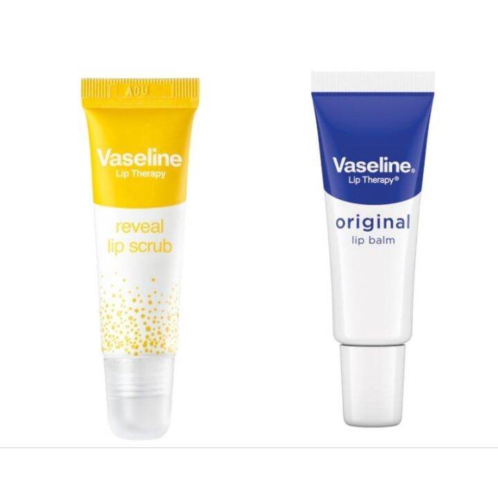 Vaseline reveal Lip Scrub/ Lip Therapy Original Lip Balm 10ml | Lazada PH