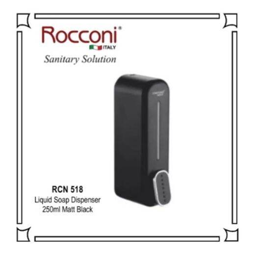 Rocconi RCN 518 Liquid Soap Dispenser -250ml Matt Black | Lazada