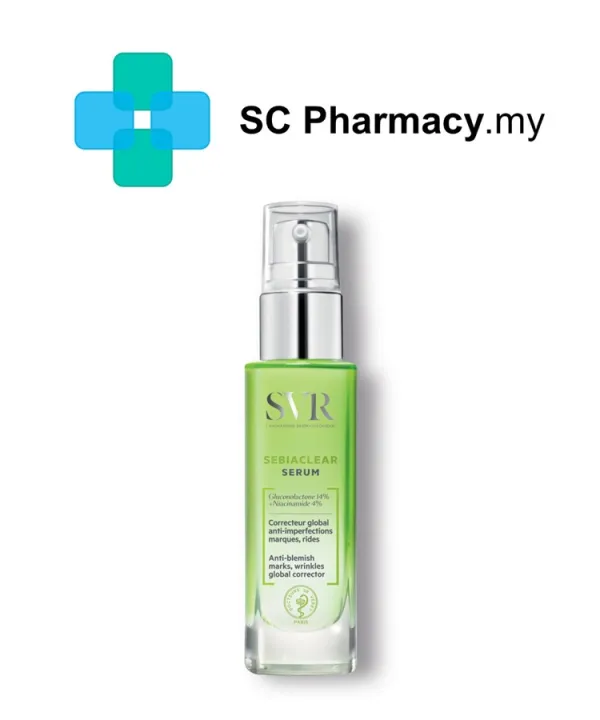 SVR Sebiaclear Serum Anti-Acne Marks Anti-Blemish Global Corrector 30ml ...