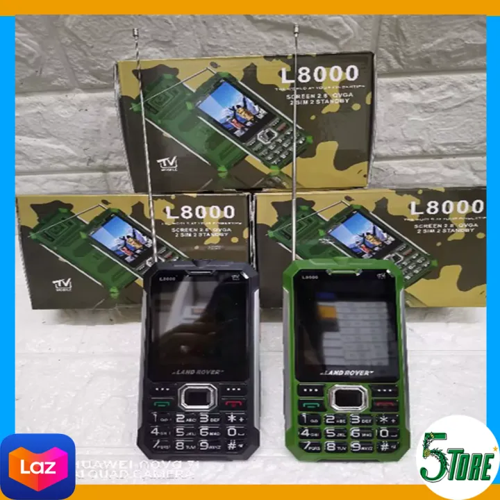 L8000 SOLDIER PHONE w/ TV, FM RADIO, POWERBANK & FLASH LIGHT | Lazada PH
