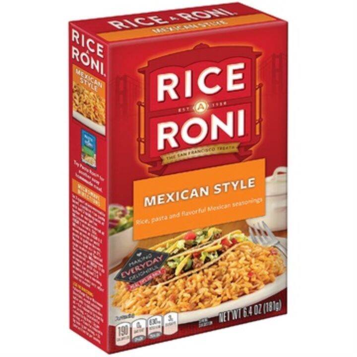 RICE-A-RONI RICE PASTA MIX MEXICAN STYLE 6.4 OZ. BOX | Lazada PH