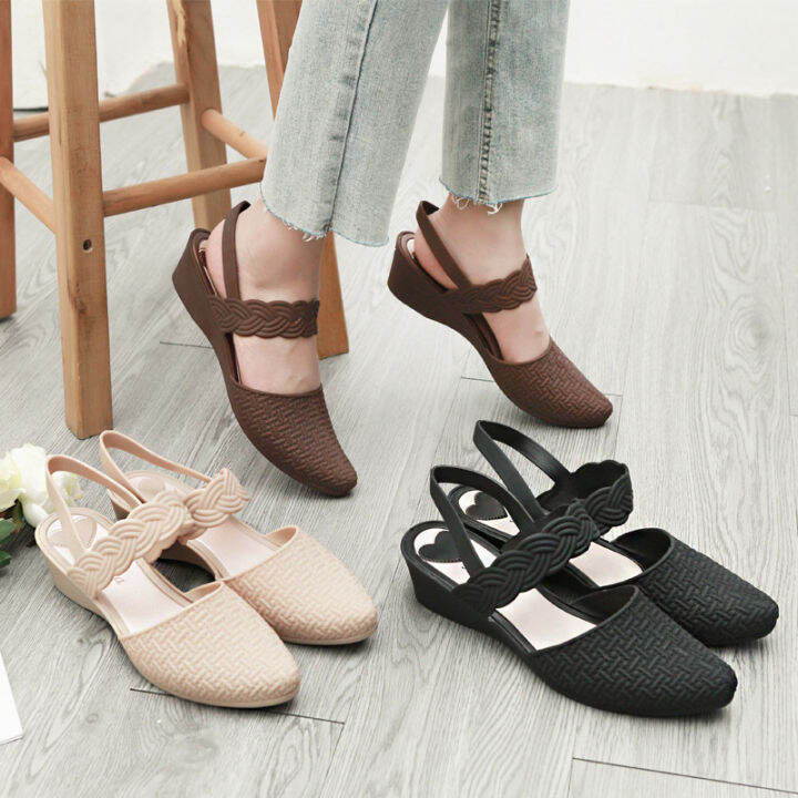 Korean Casual Sandal Flat Wedge Sandals For Women | Lazada PH