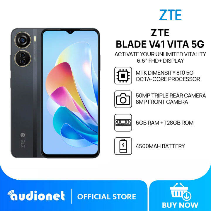 ZTE Blade V41 Vita 5G Smartphone | 6GB+128GB | Mediatek Dimensity 810 ...