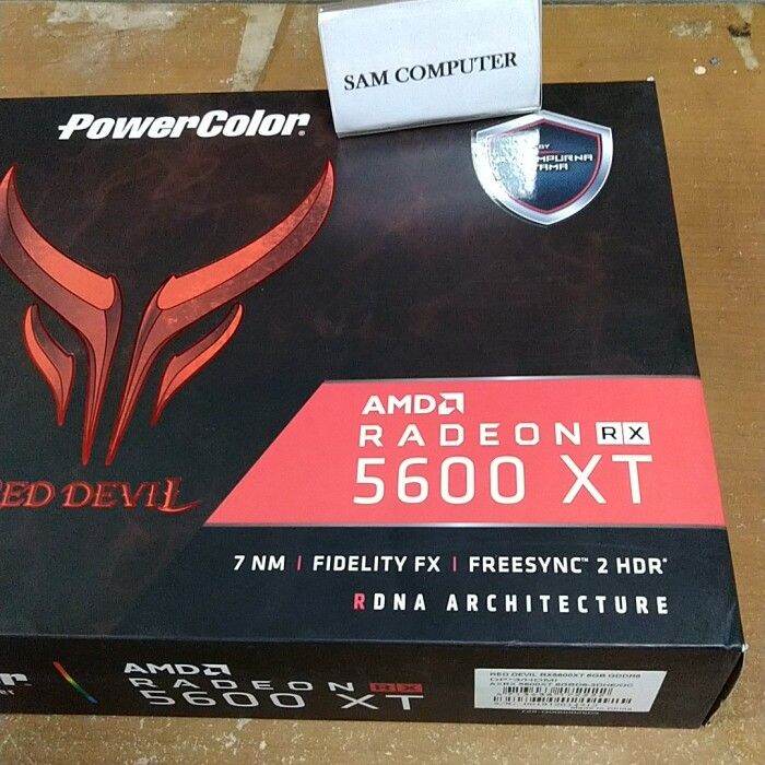 POWER COLOR RED DEVIL RX 5600 XT 6GB | Lazada Indonesia