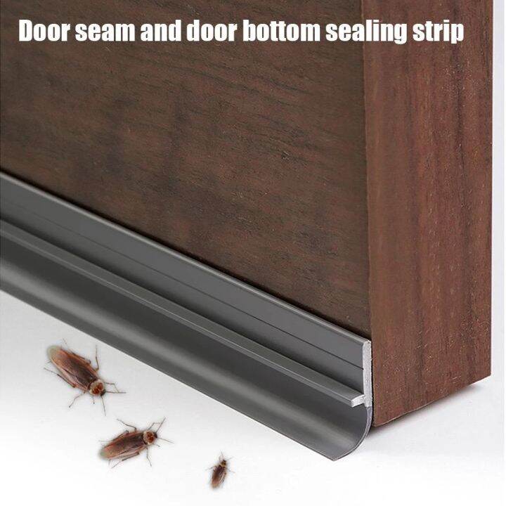 90CM Removable Door Bottom Strip Seal Door Draft Guard Stopper Sound ...
