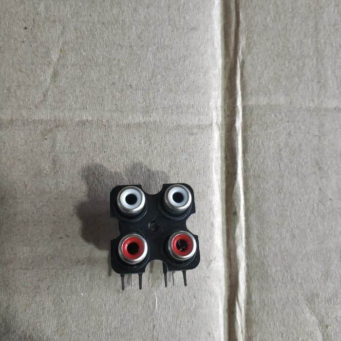 Soket RCA 4 pin / soket rca 4 lubang / soket rca 4pin | Lazada Indonesia
