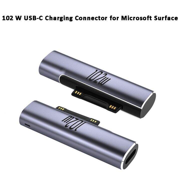 102W USB Type C PD Fast Charging Plug Converter for Microsoft Surface ...