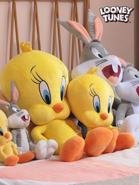 Looney Tunes Bugs Bunny Plush ของเล่นตัวเลขการกระทำ Tweety Bird Lola ...