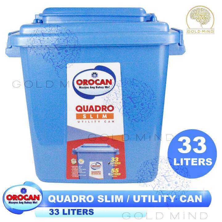 Orocan Quadro Slim Water Drum / Utility Pail / Water Container/ Utility ...