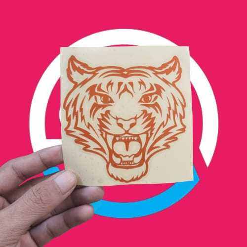 CUTTING STIKER MOTIF MACAN / HARIMAU KEREN , STIKER VARIASI AKSESORIS ...