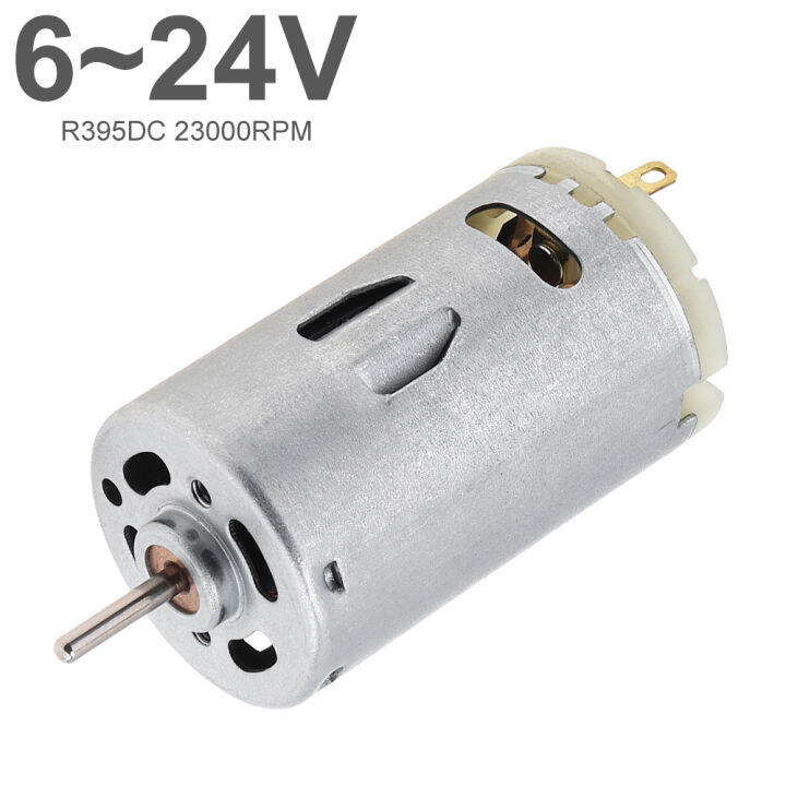 R395 DC Motor DC6-24V 5800-23000RPM High Speed Large Torque DIY Micro ...