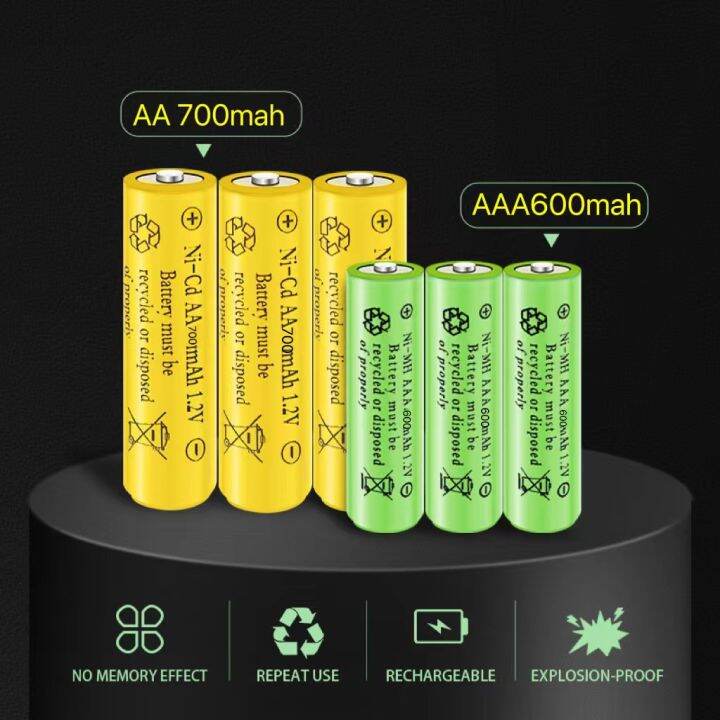 Veryday# Ni-Cd / Ni-MH AA/AAA 1.2V Energy Rechargeable Battery | Lazada PH