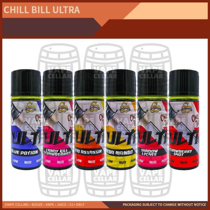 Hot sale Chill Bill Ultra 120ML (3MG) [ 002] [vGYM0716] | Lazada PH