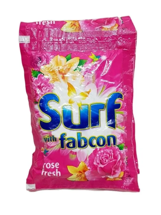 SURF Detergent Powder with Fabcon ROSE FRESH (30 pieces x 57 grams ...