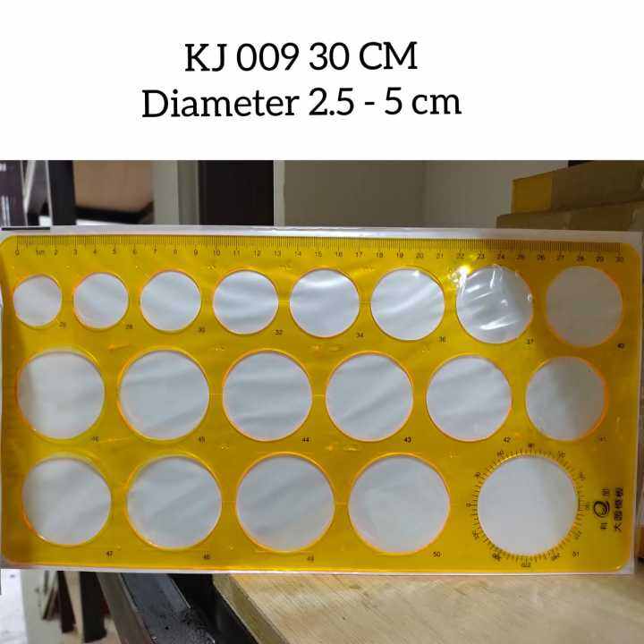 penggaris mal lingkaran accurate cokai tipe kj 009 30 cm | Lazada Indonesia