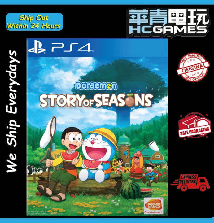 PS4 Doraemon Story Of Seasons (English-Disc-New Seal) Doremon Harvest ...