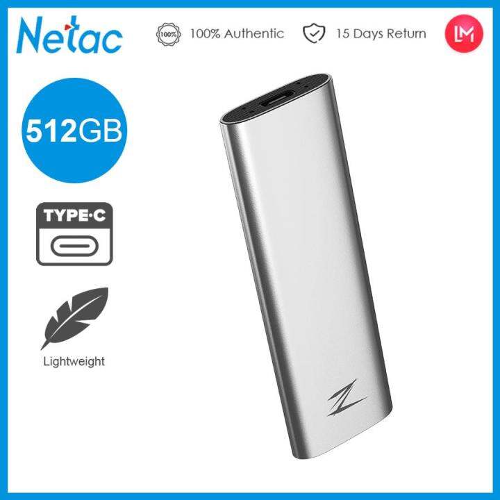 Netac Z Slim 512GB Type-C Portable SSD | Lazada PH