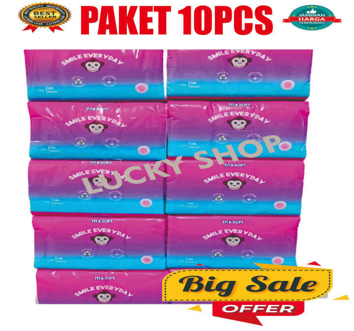 TISU TITA SOFT PAKET 10PCS 180 SHEET | Lazada Indonesia
