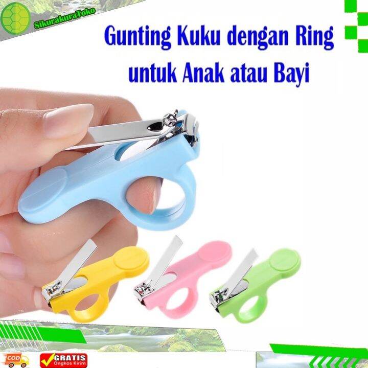 Gunting kuku Anak Bayi / Jepetin Kuku / Safety Nail Cutter Clipper ...