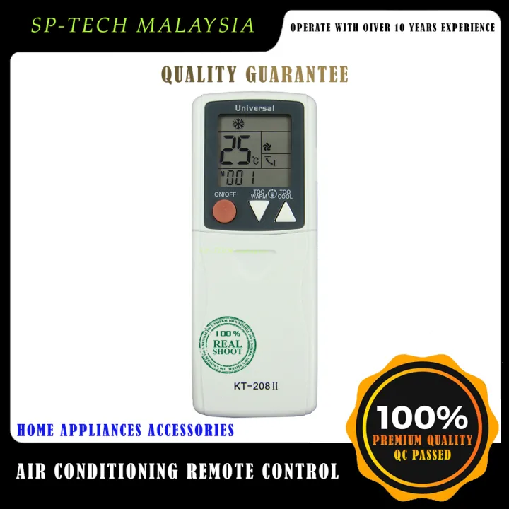 KT-208II QUNDA UNIVERSAL MULTI AIR CONDITIONING REMOTE CONTROL | Lazada