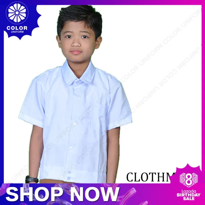 Color Uniform KIDS School Uniform CLOTHMAN POLO (PK07-KIDS CLOTHMAN ...