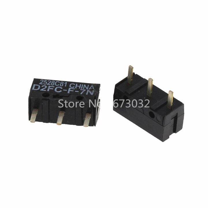 5ชิ้น/ล็อตใหม่แท้สวิตช์ไมโคร OMRON เมาส์ D2FC-F-7N ปุ่มเมาส์ Fretting ...