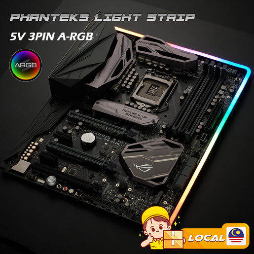 Phanteks ARGB 5V3P Flexible LED Light Strip ARGB Neon Computer Case ...