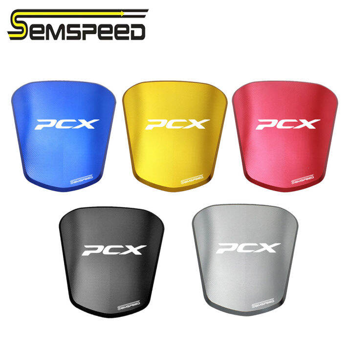 SEMSPEED Motorcycle CNC Front Gas Cover Fuel Oil Tank Cap For Honda PCX ...