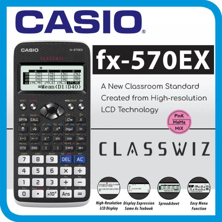 Casio fx-570EX Classwiz Scientific Calculator (ORIGINAL) | Lazada