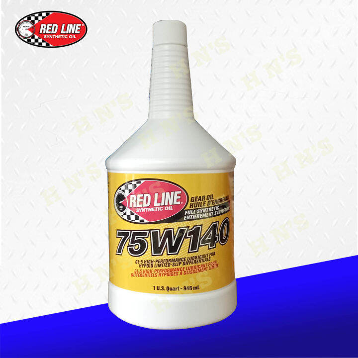 Red Line Hypoid Limited Slip Differential 75W-140 GL-5 Full Synthetic ...