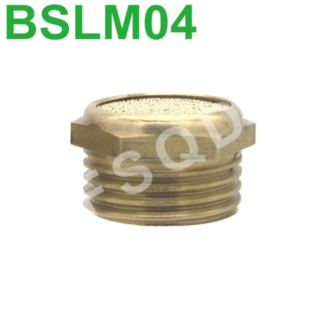 BSLMM5 BSLM01 BSLM02 BSLM03 BSLM04 M5 1/8 1/4 3/8 1/2 FSQD AIRTAC Mini Silencer Pneumatic ...