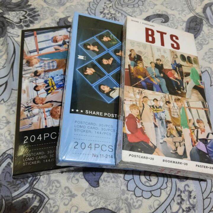 BTS postcard lomocard sticker set 204pcs | Lazada PH