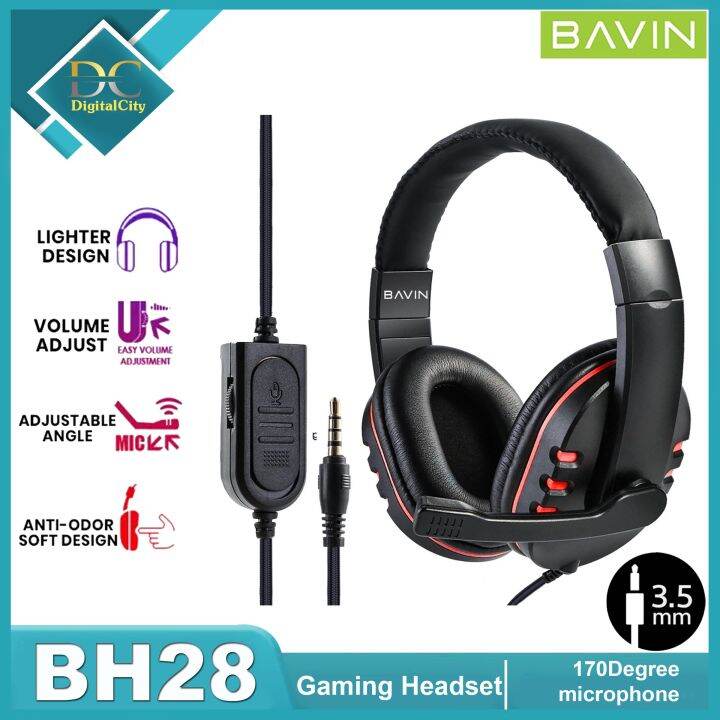 DIGITAL l BAVIN BH28 Highly Compatibility Gaming Headset with ...