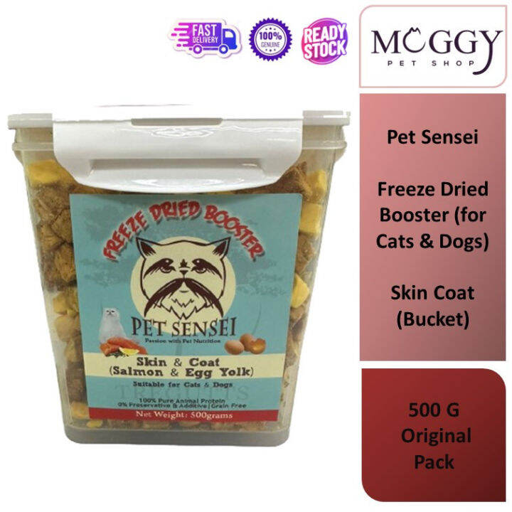 et Sensei Freeze Dried Booster Skin & Coat ( Salmon & Egg Yolk ) 500G ...