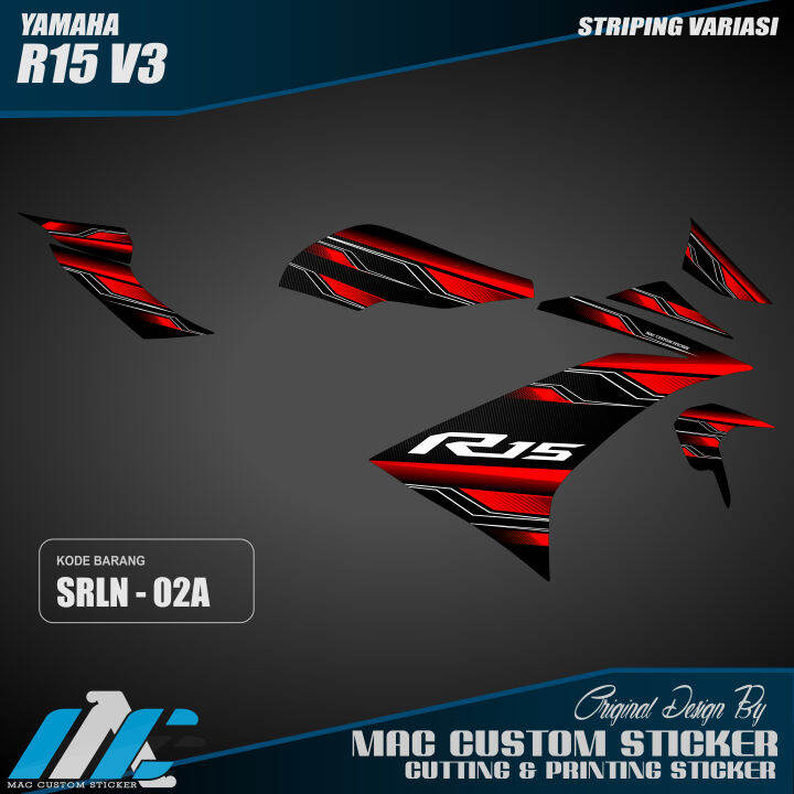 STRIPING VARIASI YAMAHA R15 V3 - SRLN 02 | Lazada Indonesia