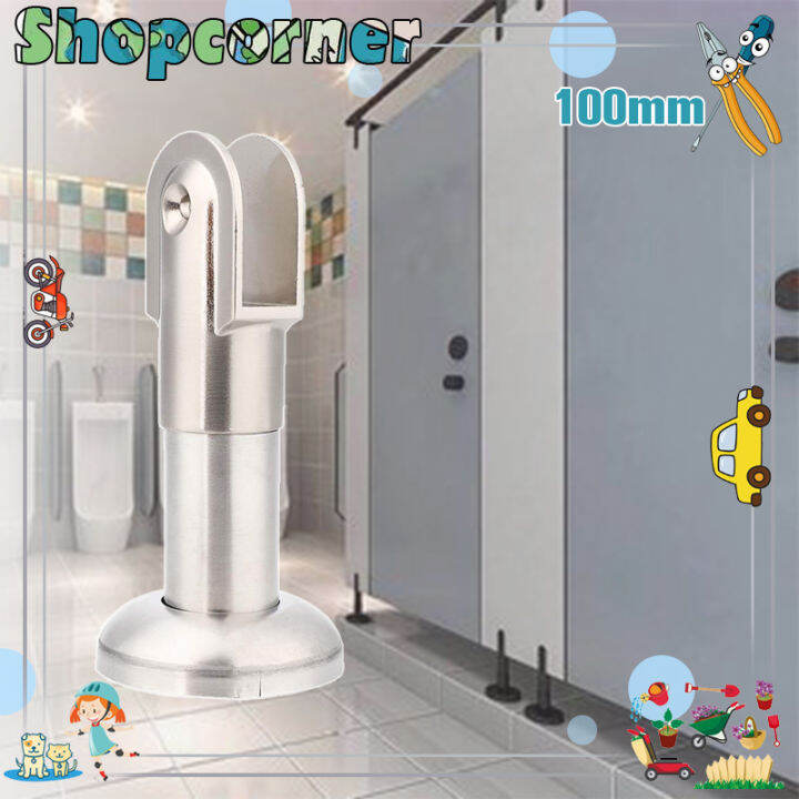 10cm Phenolic Cubicle Toilet Leg Stainless Kaki Partisi Wc Kamar Mandi ...