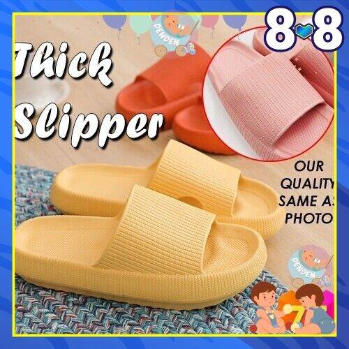 [DenDen] Malaysia Stock Sandal Slipper High Heel Flat Soft Rubber Anti ...