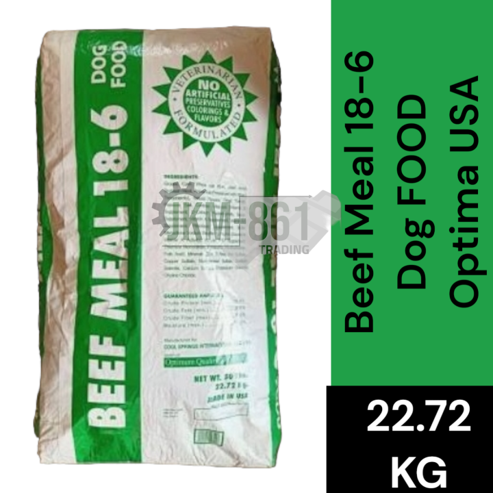 Optima Beef Meal 18 - 6 (18% protein) Dog Food (1 Sack / 22.72 ...