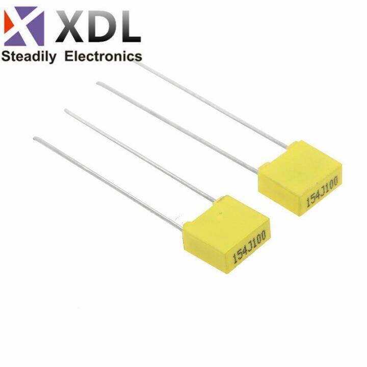 20PCS Correction Capacitor 150NF 154J 100V 5mm Polypropylene Safety ...