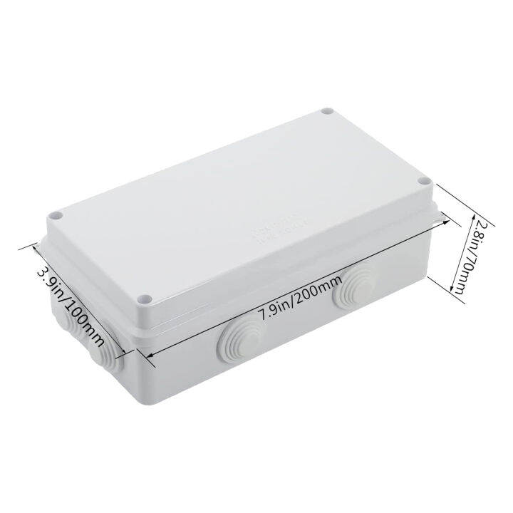 IP65 Waterproof Connection Box 200x100x70mm | Lazada PH